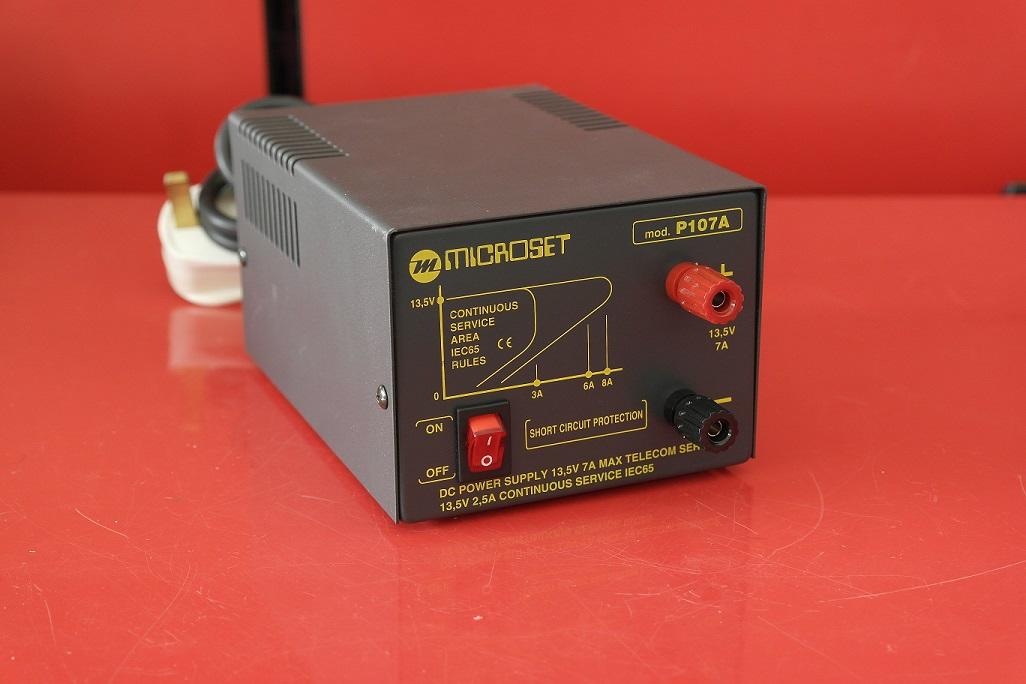 Second Hand Microset P107A 3 Amp Linear Power Supply - RW UK