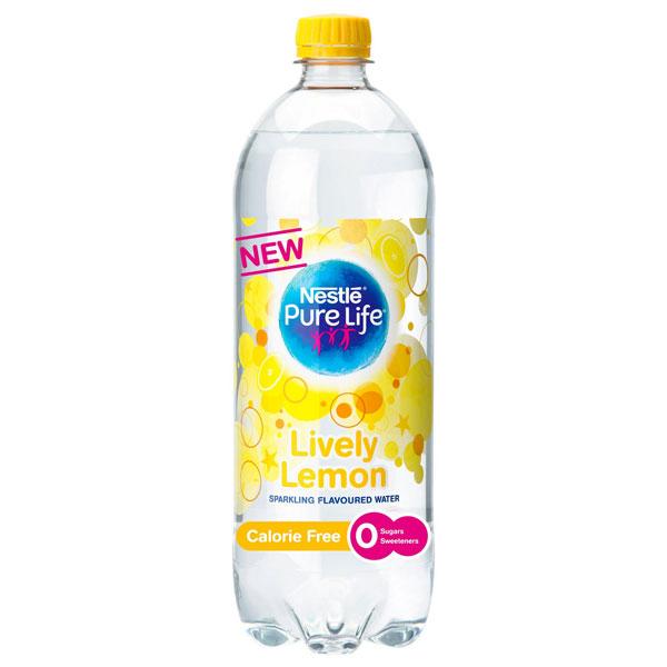 Nestle Pure Life Lively Lemon Sparkling Water | Lewis Food Wholesalers