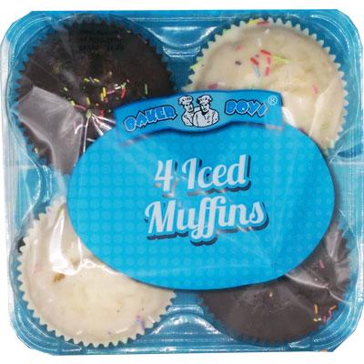 Baker Boys Iced Muffins | Lewis Food Wholesalers