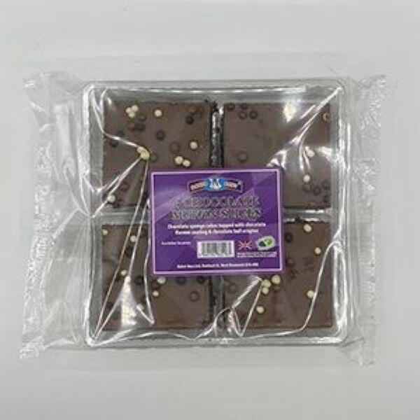 Baker Boys Choc Muffin Slice 4PK | Lewis Food Wholesalers