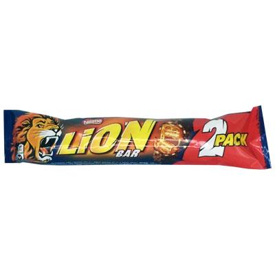 Lion Bar Twin Pack | Lewis Food Wholesalers