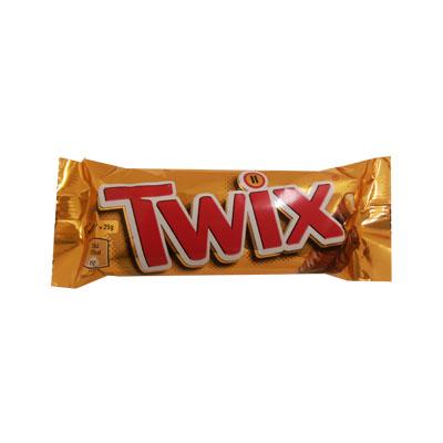 Twix 50g Chocolate Bar | Lewis Food Wholesalers