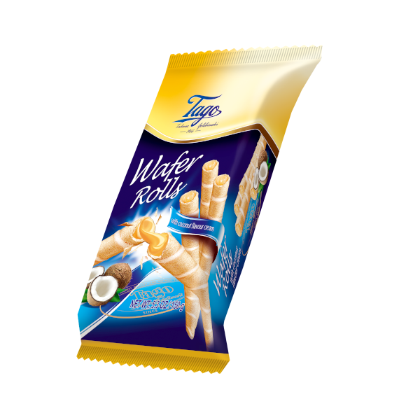 Tagos Coconut Wafer Roll x30