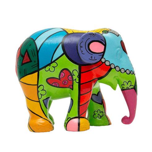 Elephant Parade Love 10cm By Romero Britto.