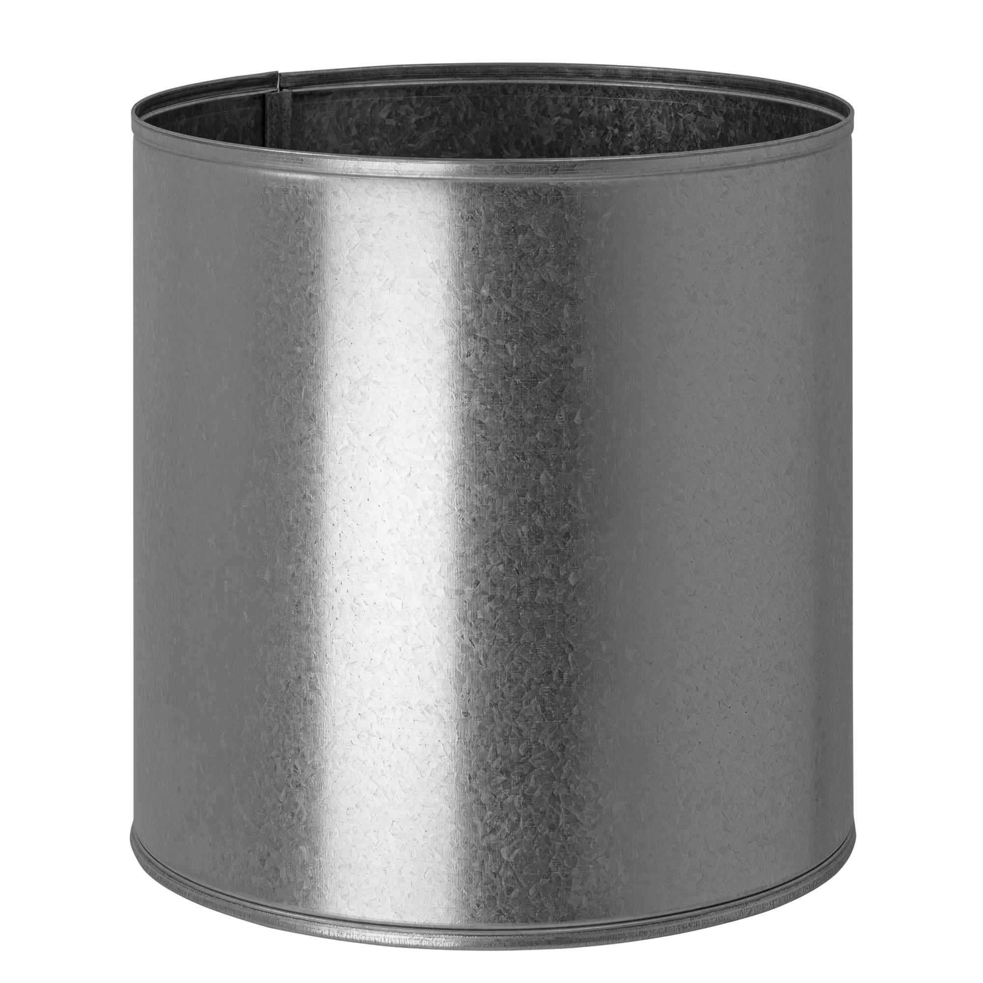 Galvanised Steel Metal Cylinder Garden Planters. Various Sizes ...