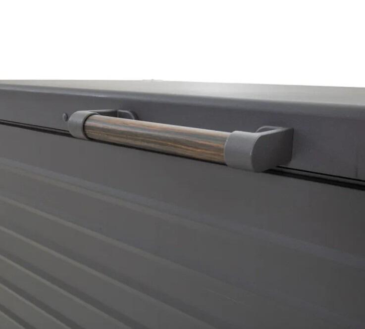 Modern Aluminium Outdoor Storage Box in Anthracite and 2 Sizes, Priced ...