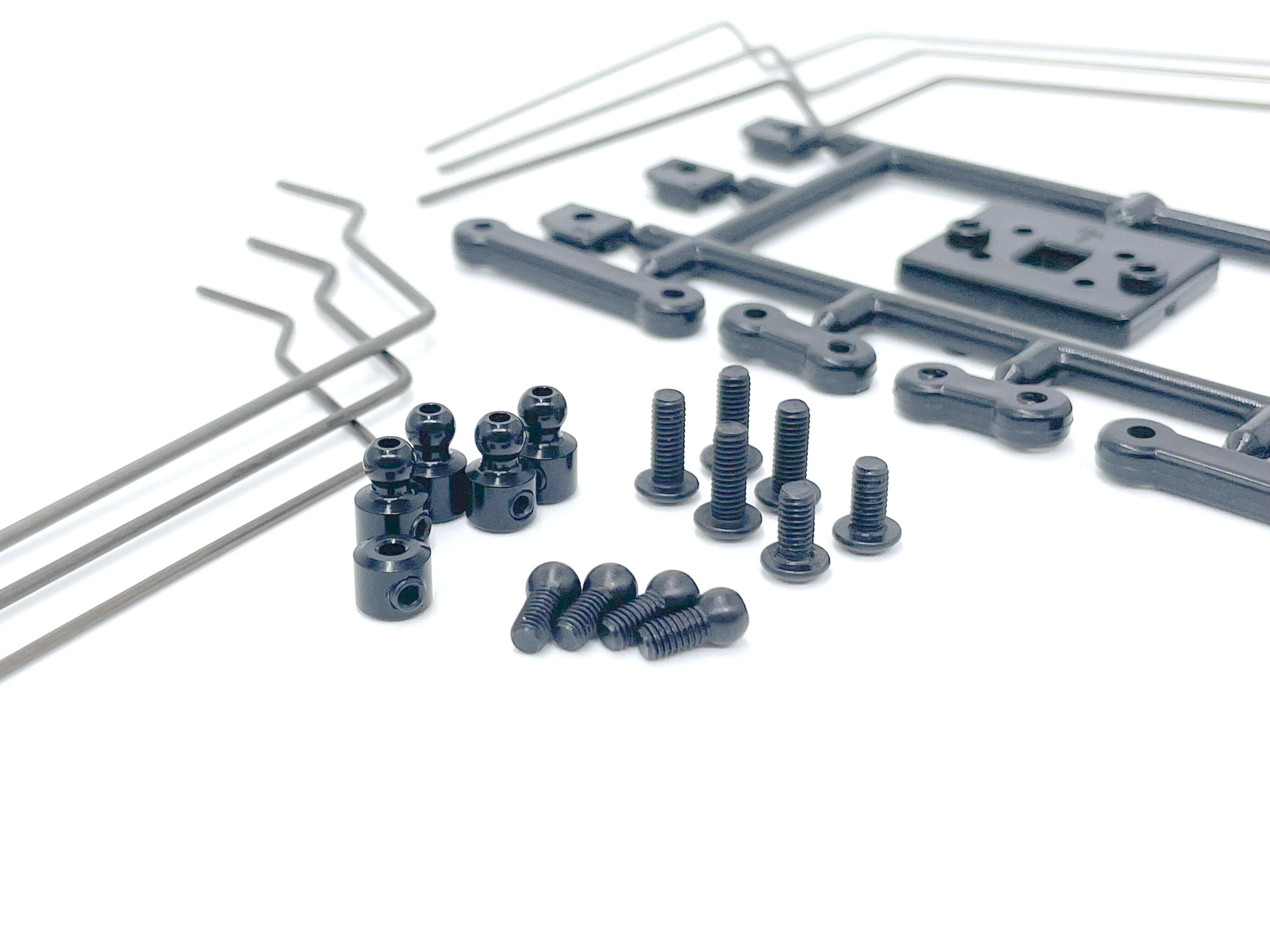 Long Arm RC10, JC10 Front and Rear Roll Bar Kit