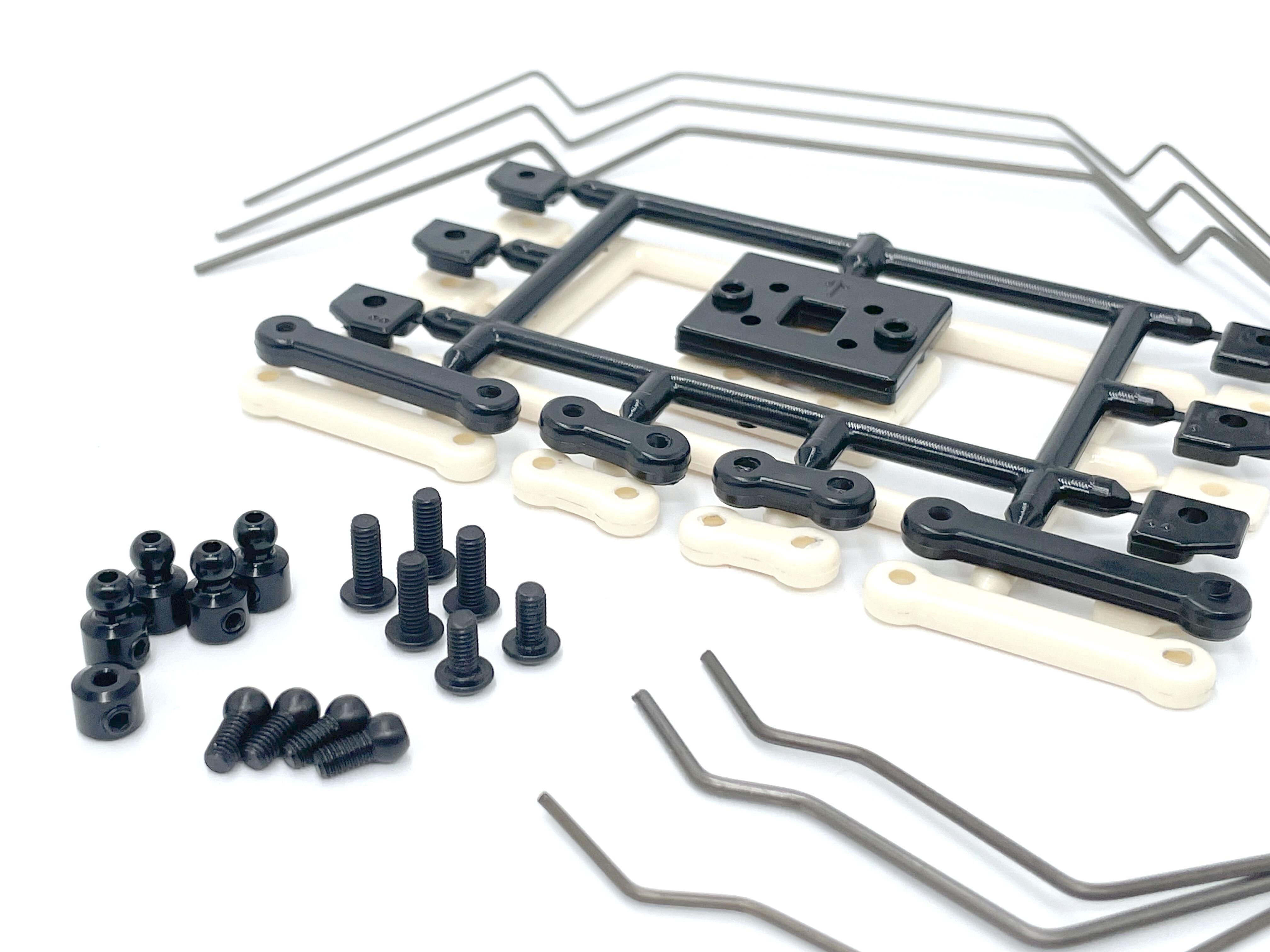 Long Arm RC10, JC10 Front and Rear Roll Bar Kit