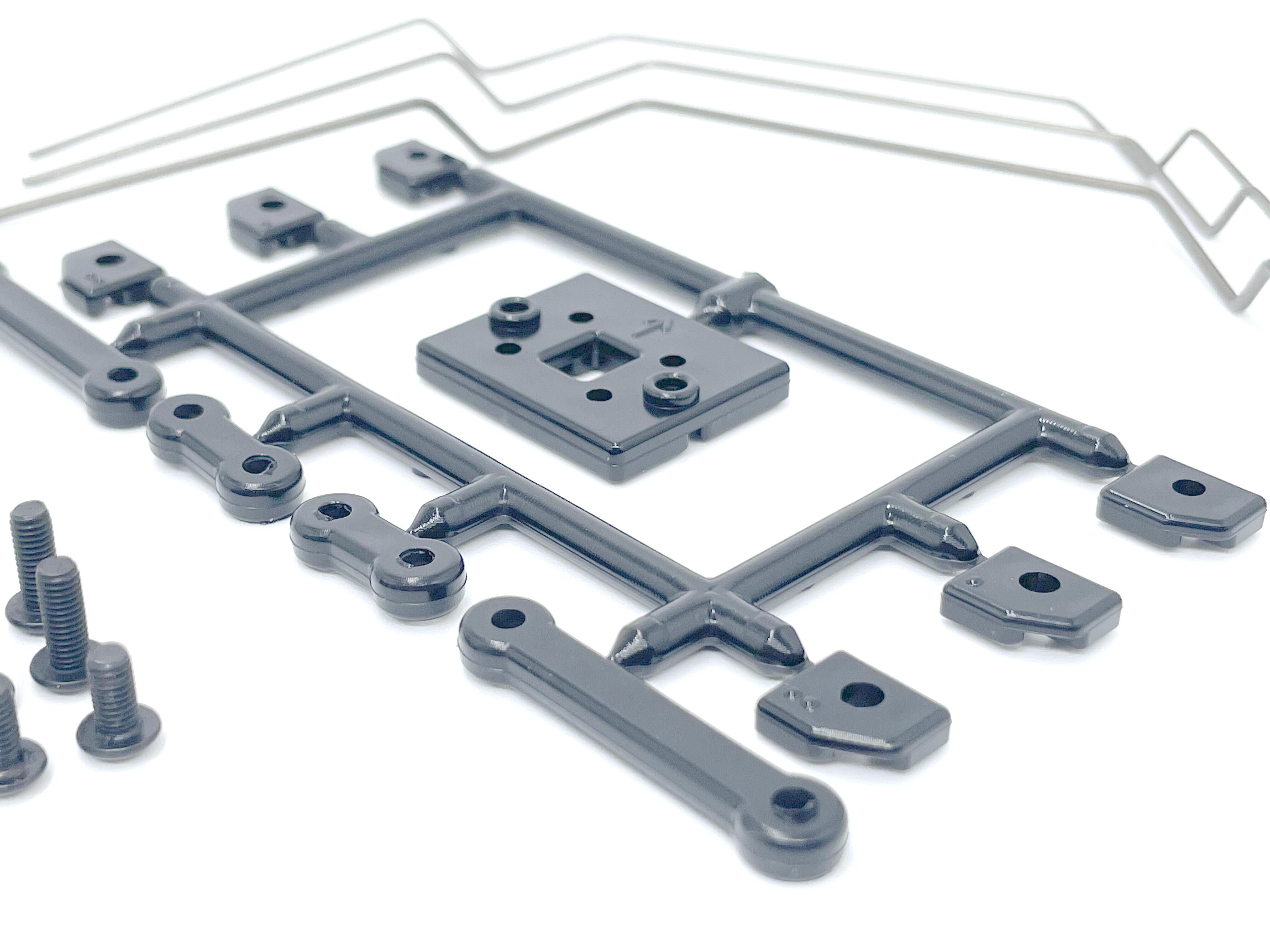 Long Arm RC10, JC10 Front and Rear Roll Bar Kit