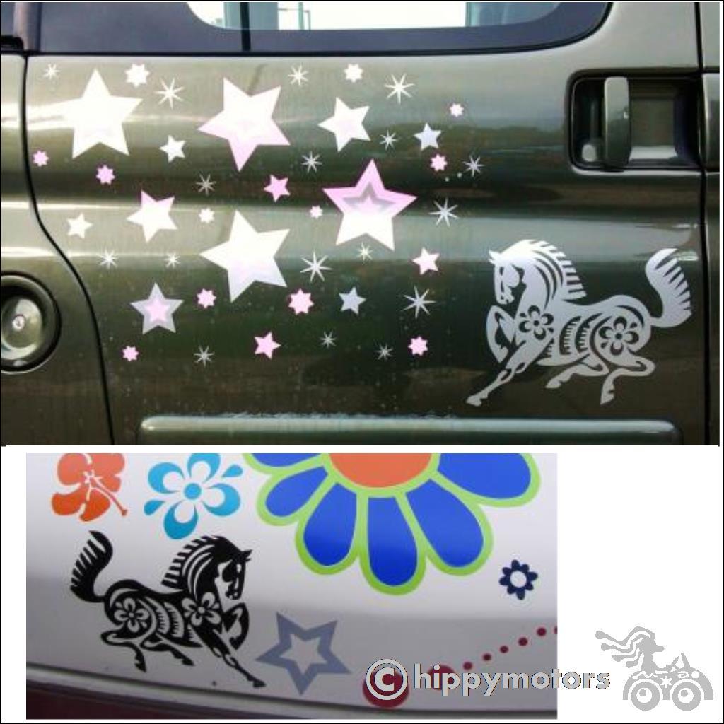 Condenser Motors Friesian Horse Vinyl Decal Sticker - Die Cut Livestock ...