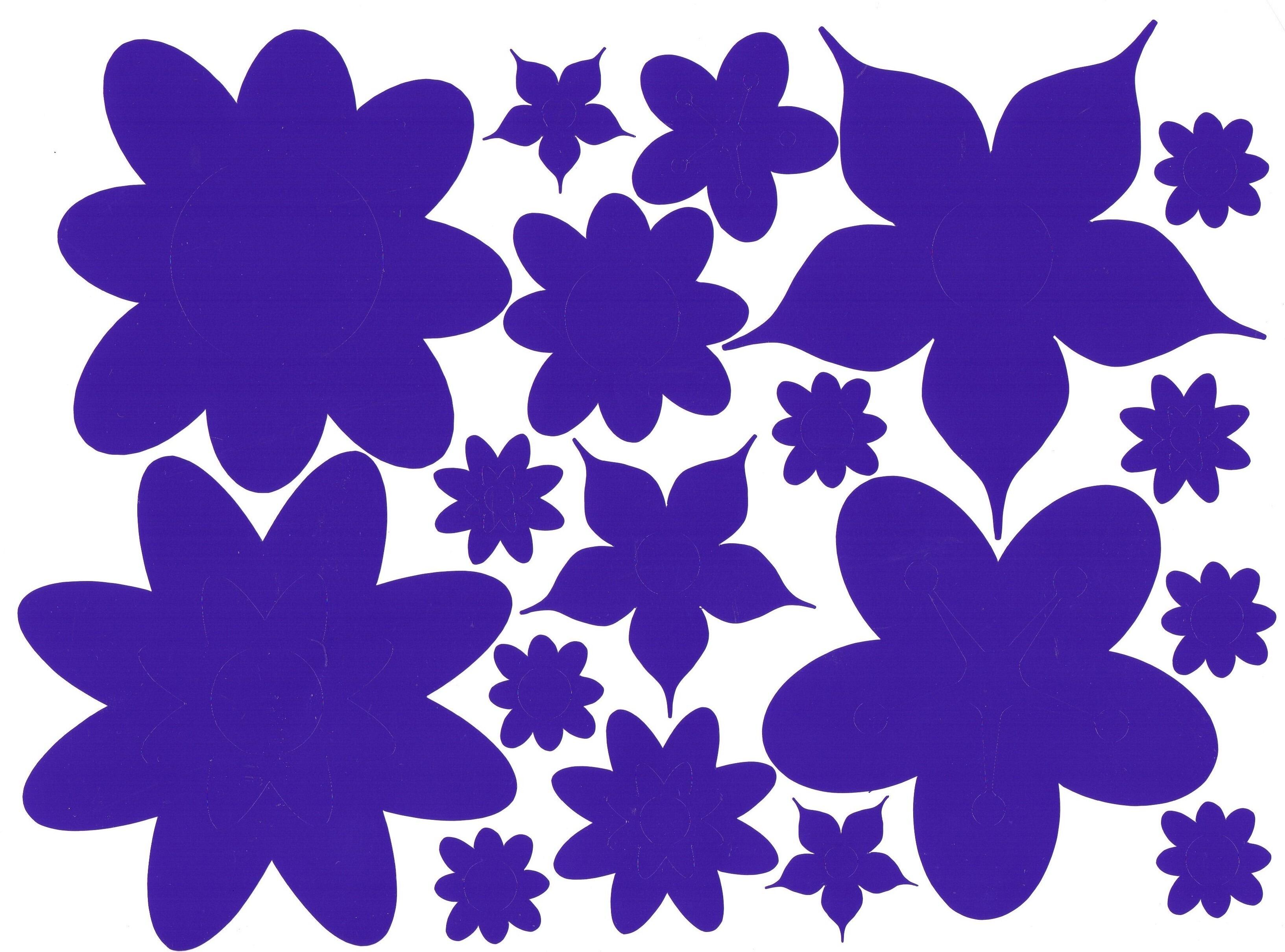 single sheet of turbo flowers