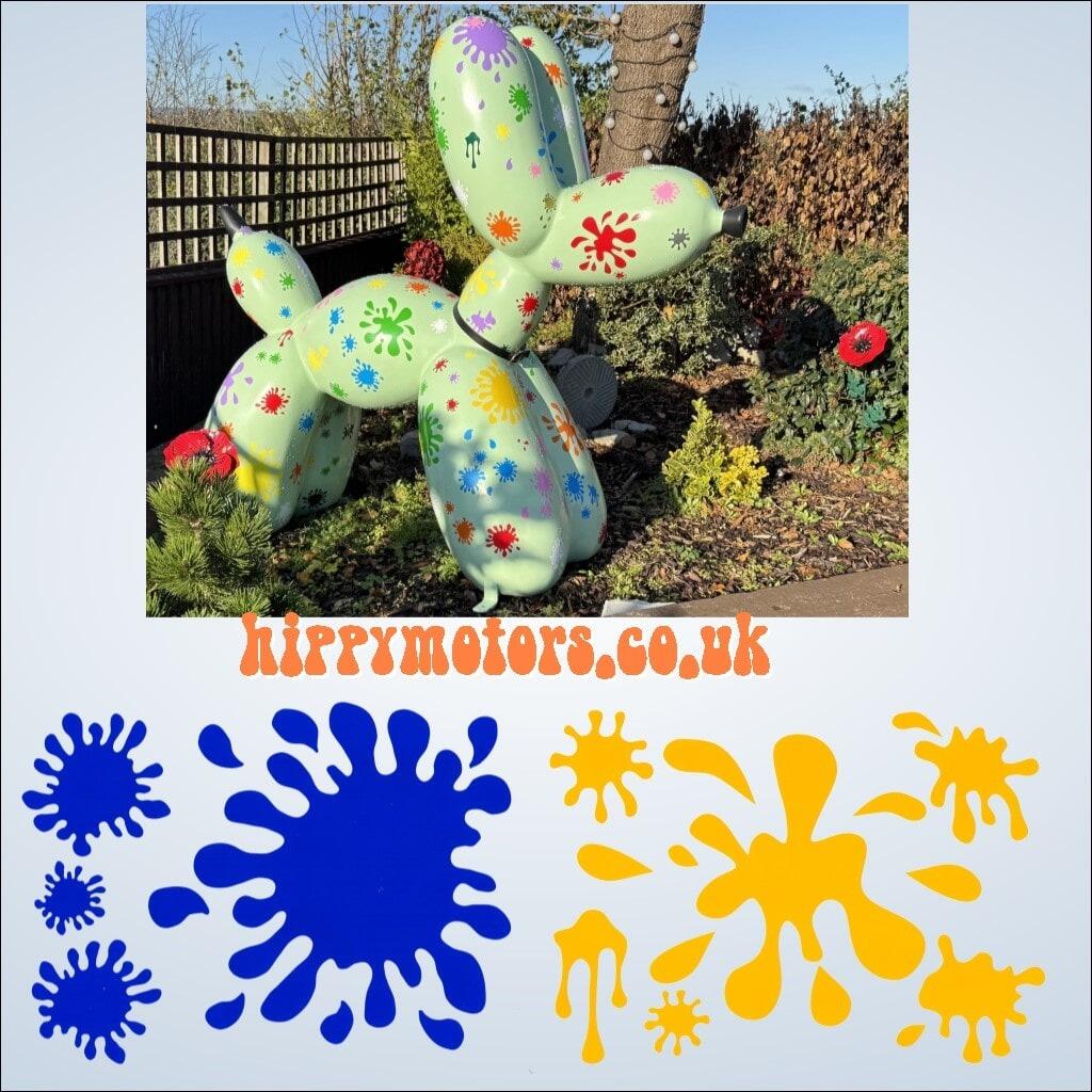 Paint Splat Decals: High Quality Vinyl