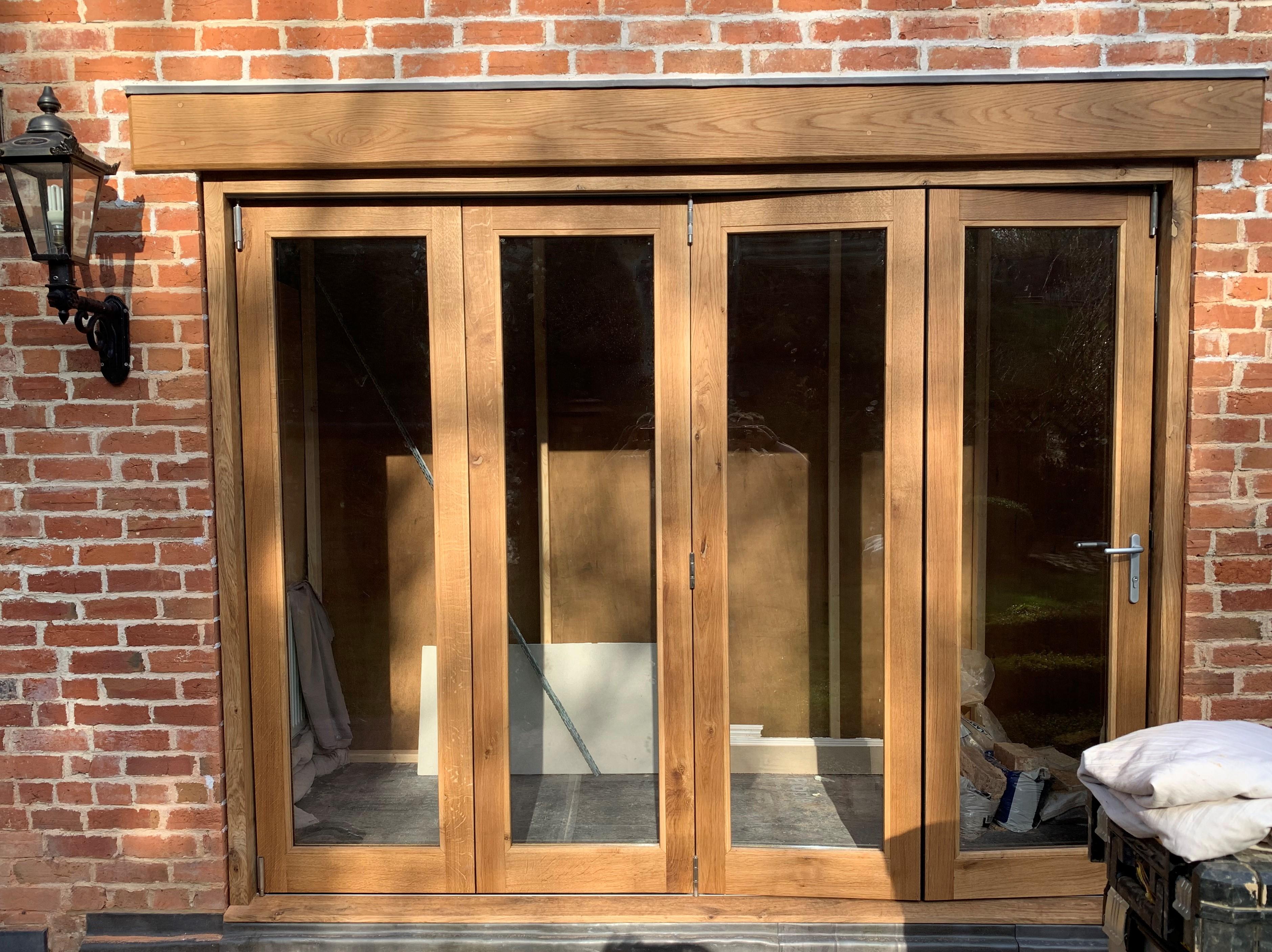 Folding Glass Panel Doors