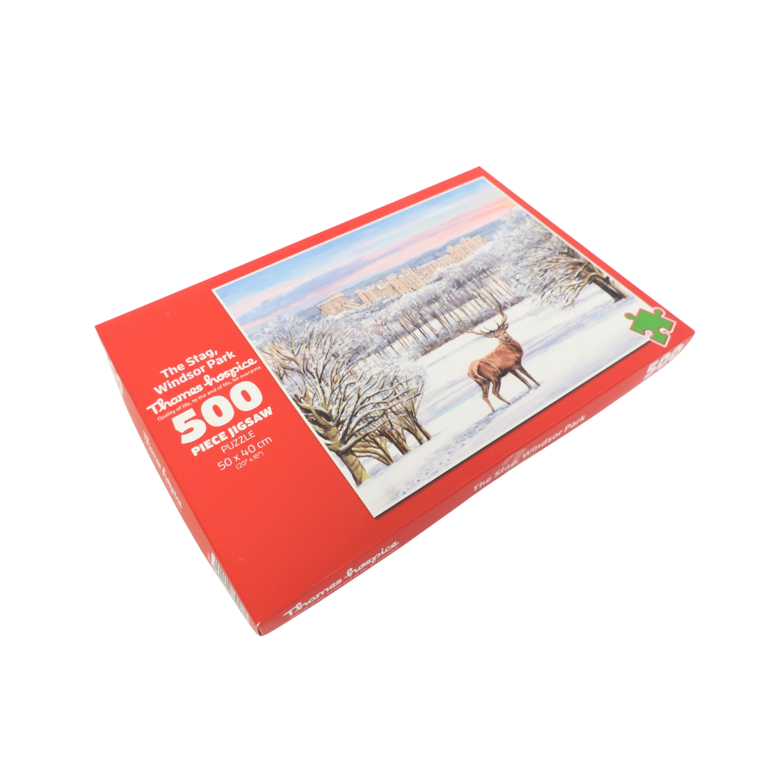 The Stag 500 Piece Jigsaw Puzzle – Windsor Park Winter Scene