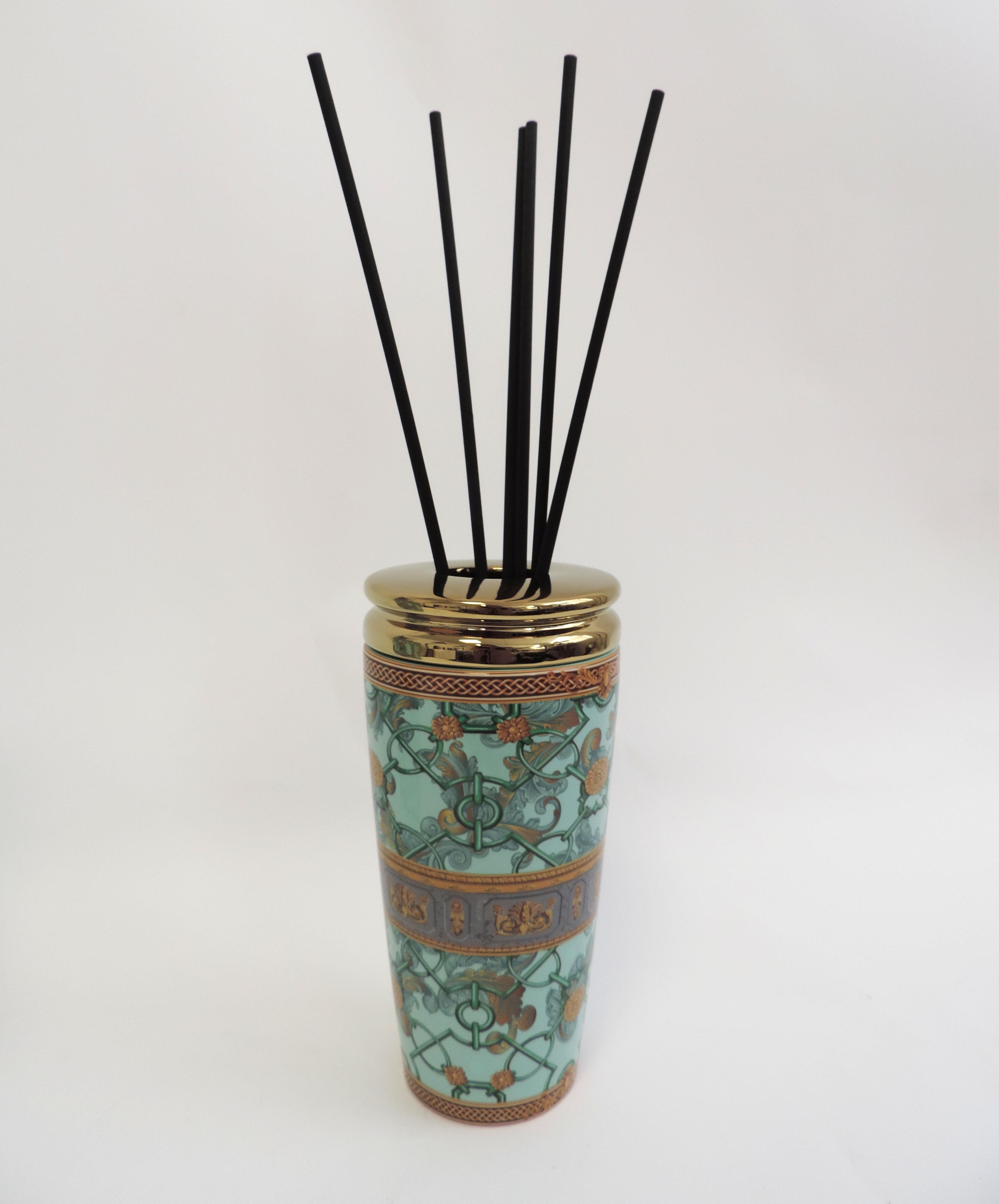 Neroli Portofino Reed Diffuser | Luxury Mint & Gold Home Fragrance ...