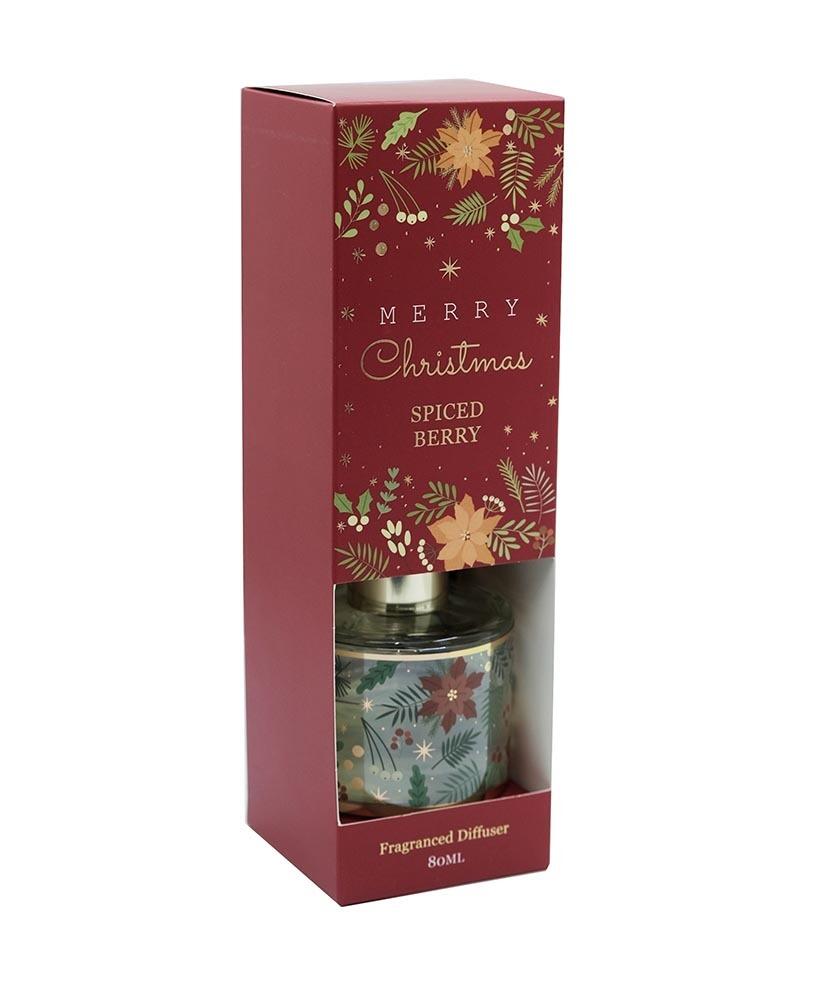 Spiced Berry Christmas Diffuser | 80ml Festive Home Fragrance Gift