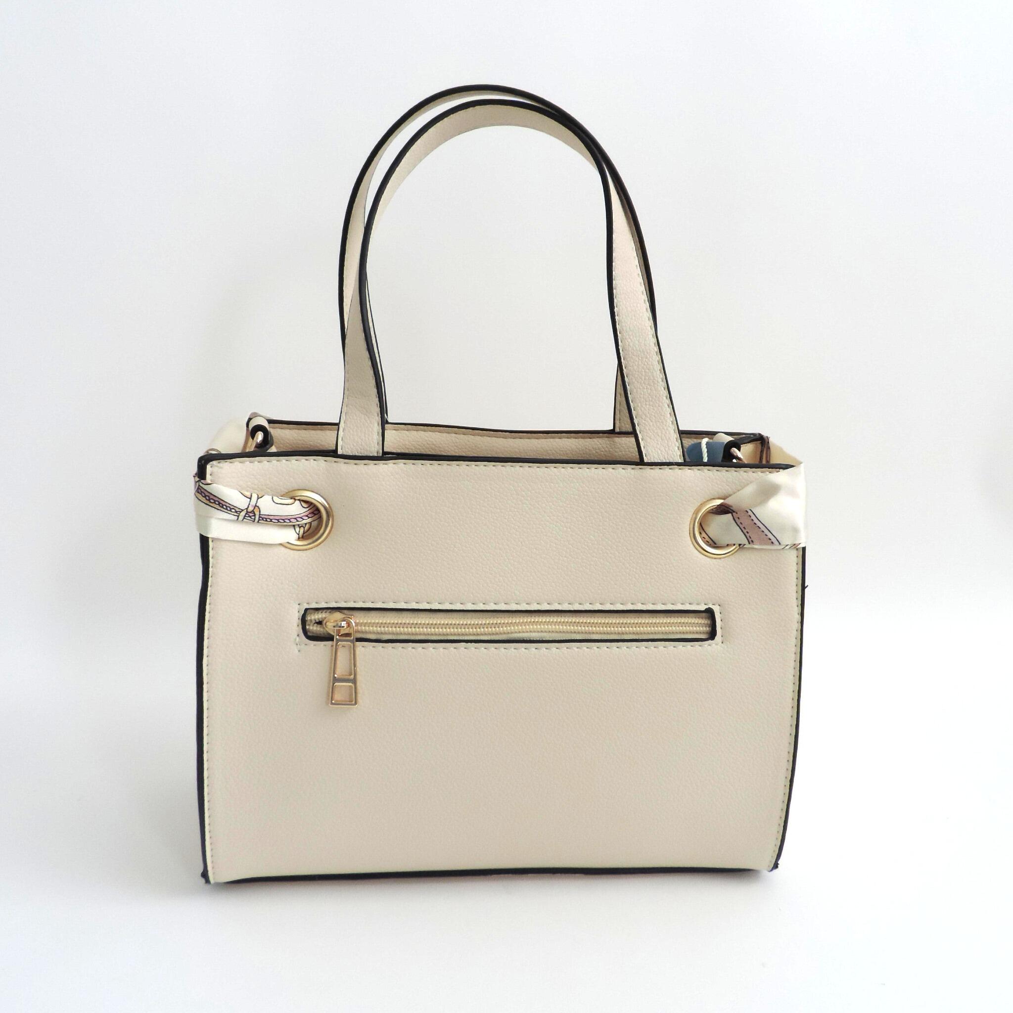 Beige Handbag with Scarf - Thames Hospice