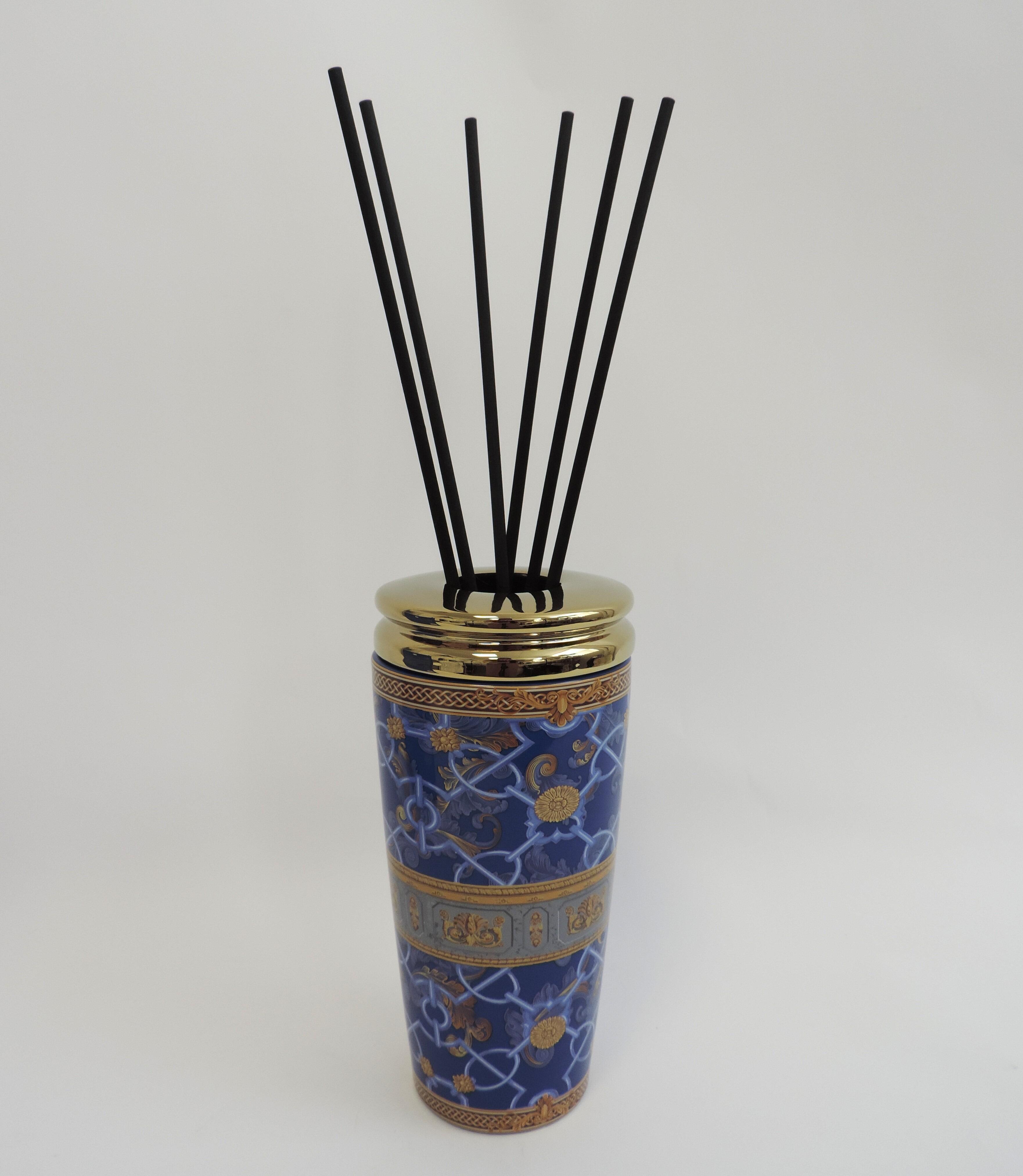 L’Amour Sauvage Reed Diffuser | Luxury Blue & Gold Home Fragrance ...