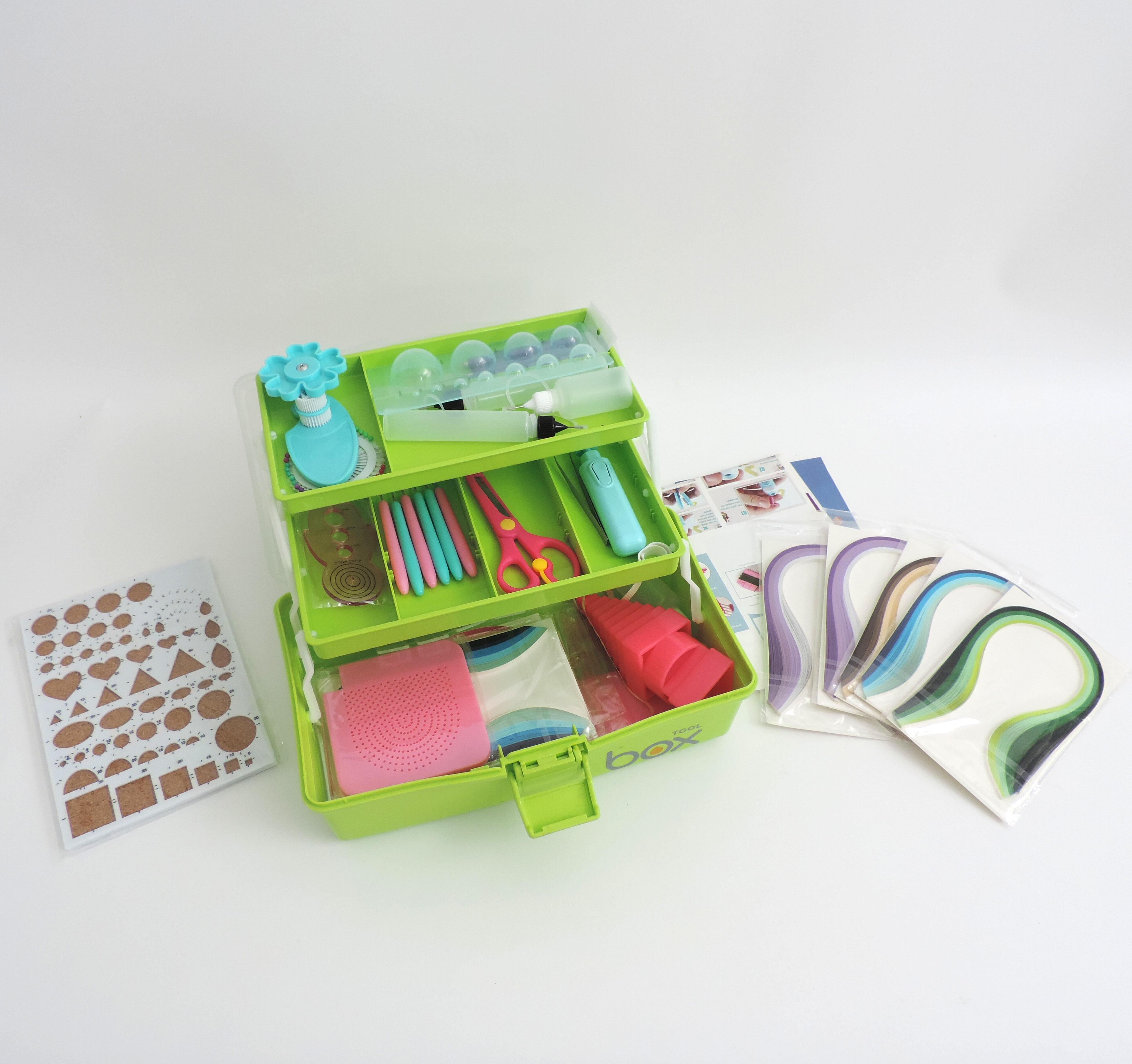 Preowned Syzopq Paper Quilling Kit with Tools & Storage Box - Thames ...