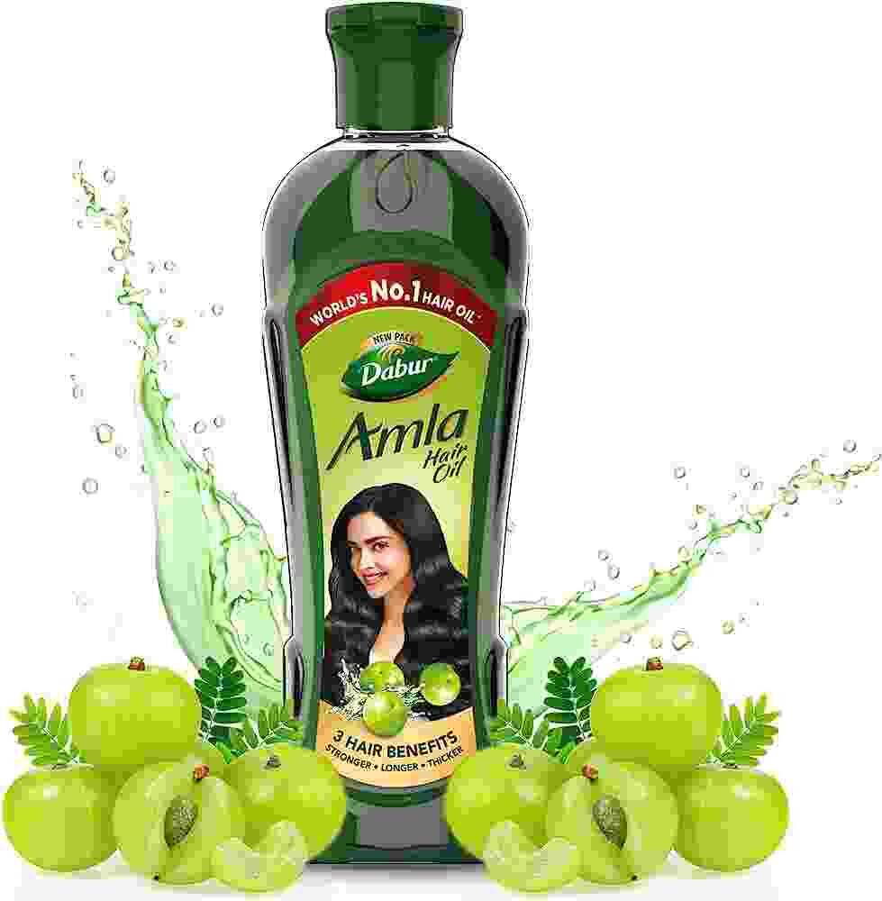 Dabur Amla Hair Oil- Gently Nourishes and Strengthens hair from deep ...