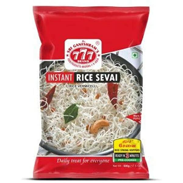 Buy 777 Instant Rice Sevai (Rice Noodles) 500g Online UK | MyLocalMart