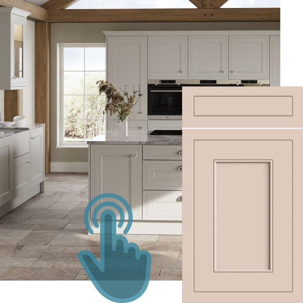 Bella Helmsley Supermatt Cashmere Cabinet Doors