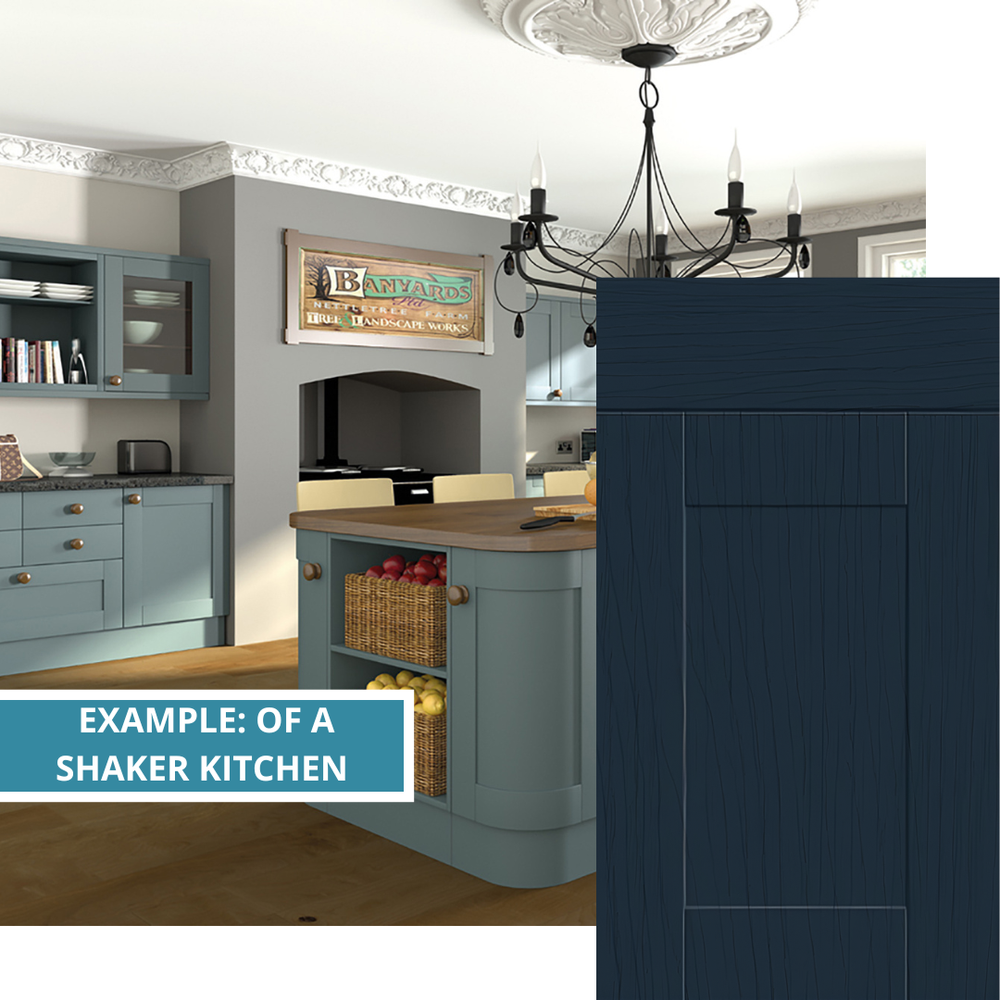 Dark Blue Kitchen Doors - Best Prices Online