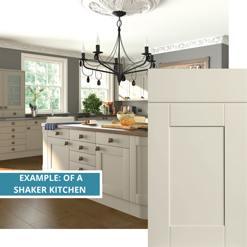 Mussel Kitchen Doors - Shaker Style - Cheapest Prices Online
