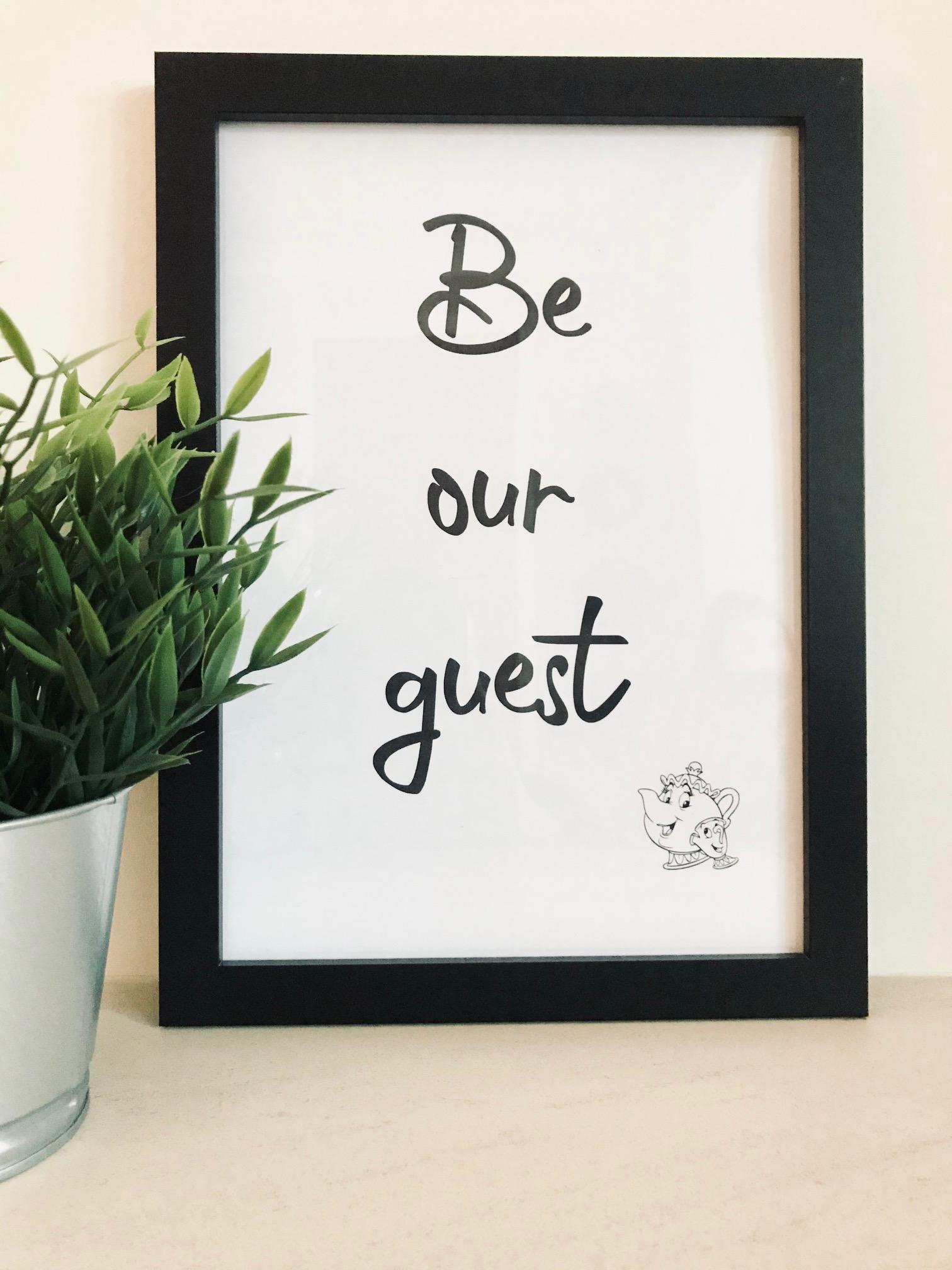 Beauty and the Beast quote print