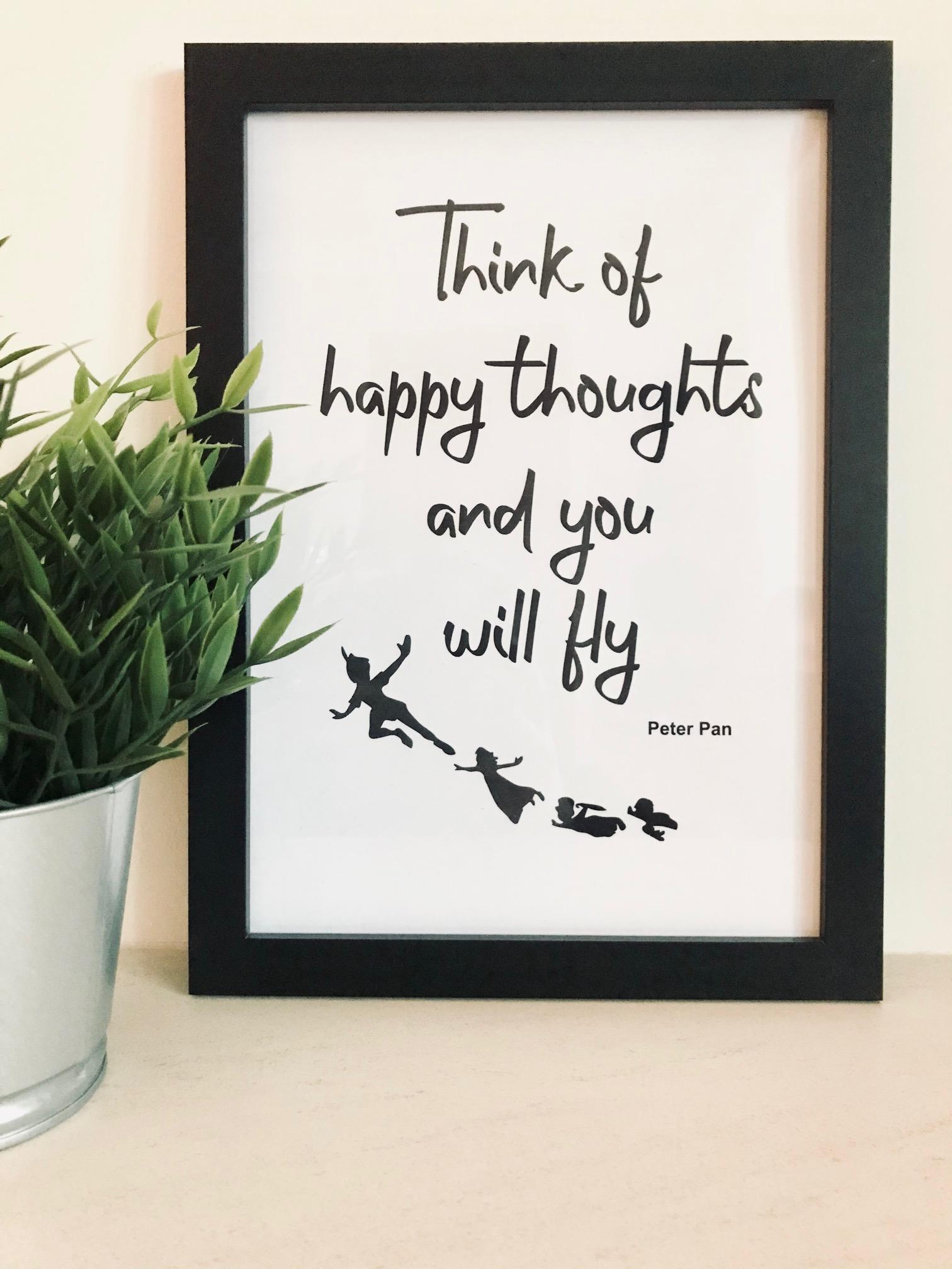 Peter Pan quote print