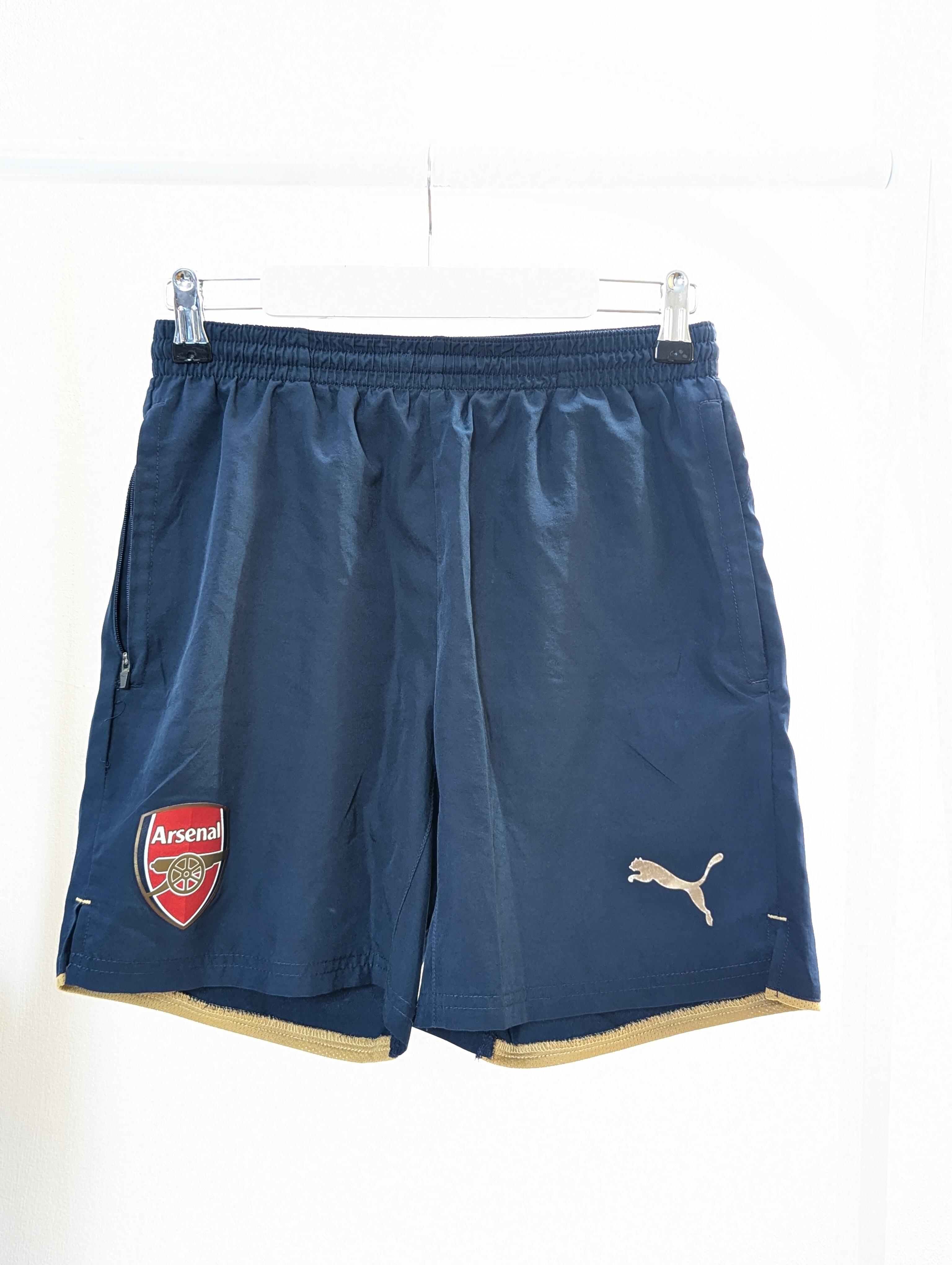 PUMA 13 14 Years Blue Arsenal Shorts see description