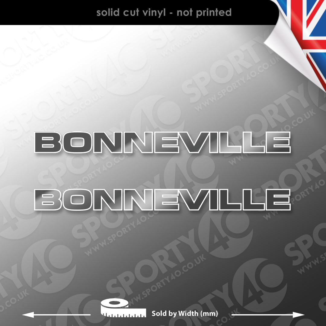 Triumph Bonneville Vinyl Decal Sticker