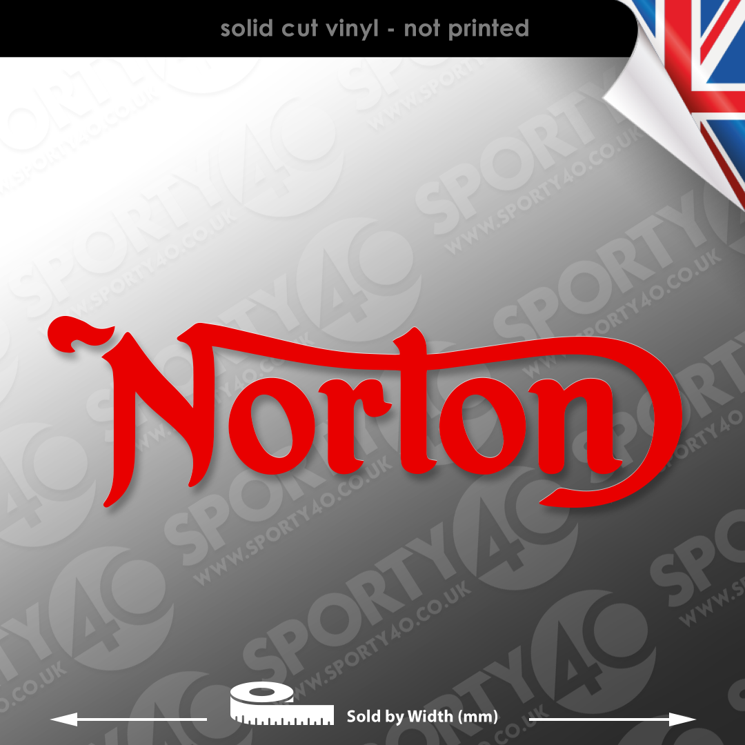 Retro Norton Motocycles Vinyl Decal Sticker