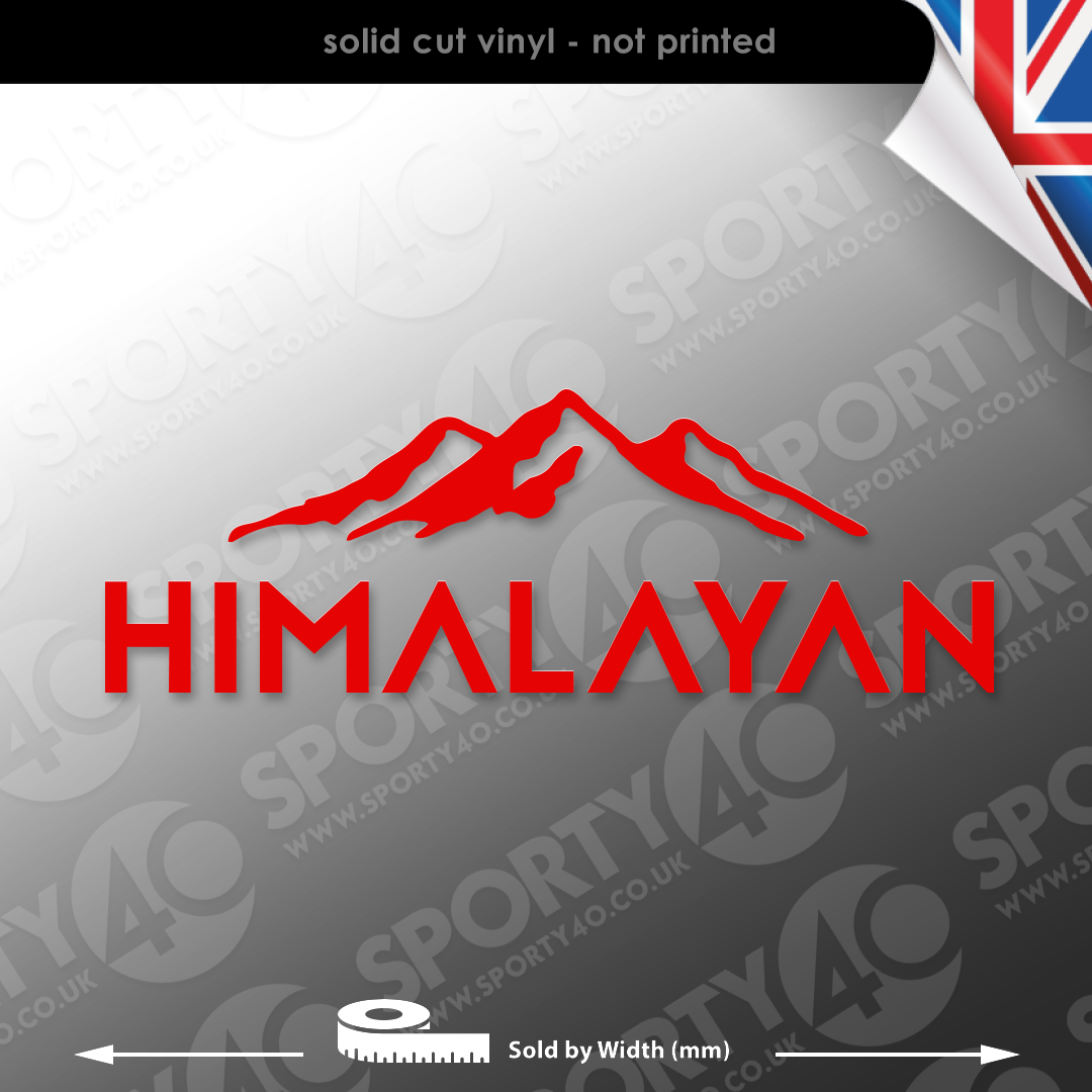Royal Enfield Himalayan Vinyl Decal Stickers