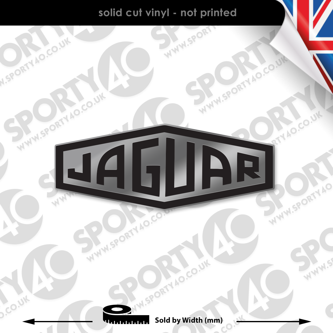 Jaguar Lozenge Vinyl Decal Sticker