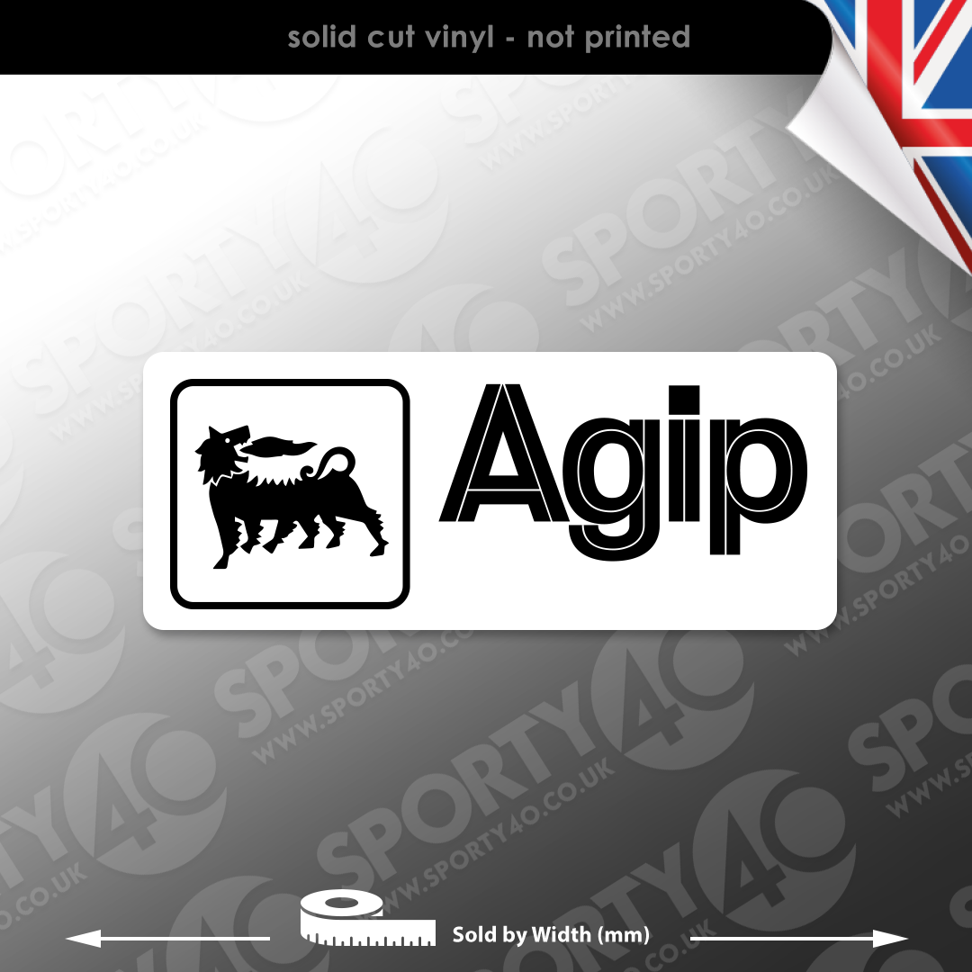 Agip Oils Vinyl Decal Sticker