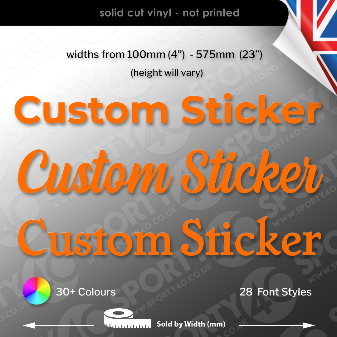 Custom Stickers Vinyl Decal Sticker