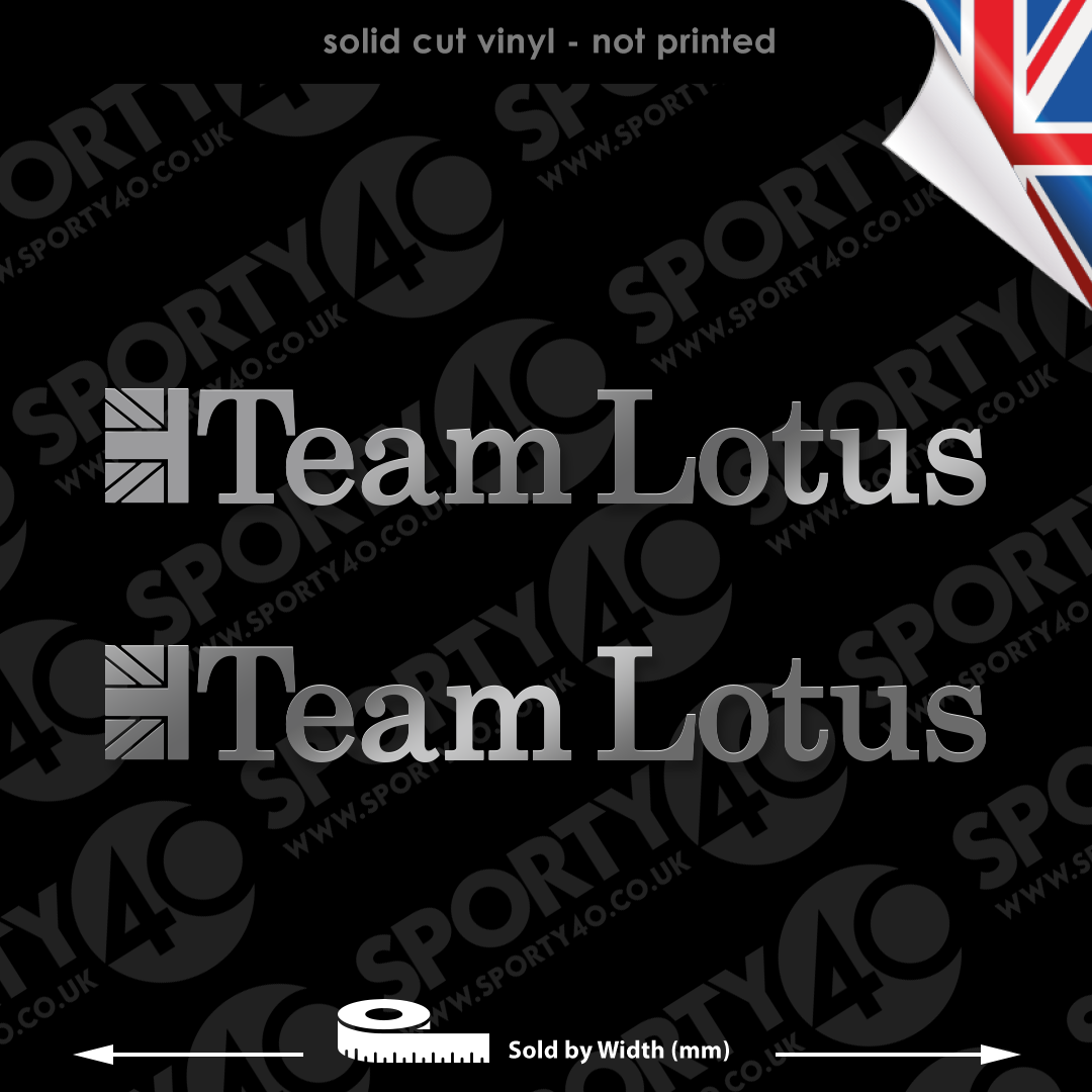 Team Lotus Vinyl Decal Sticker