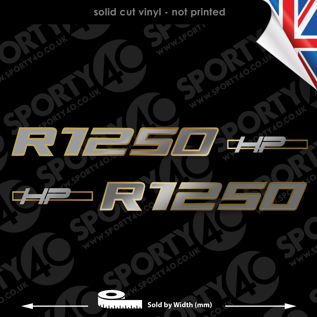 BMW R1250 GS HP Vinyl Decal Sticker