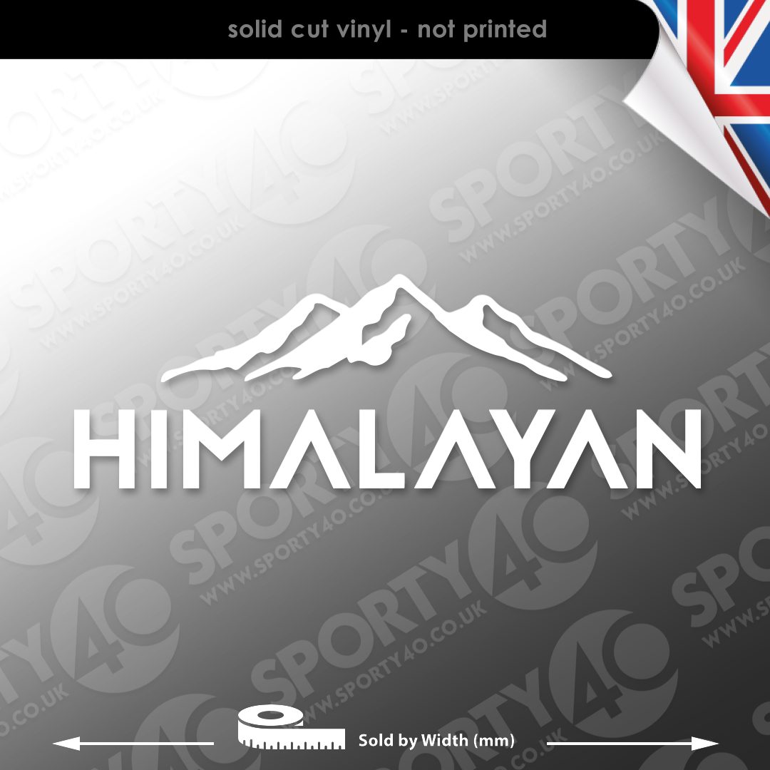 Royal Enfield Himalayan Vinyl Decal Stickers