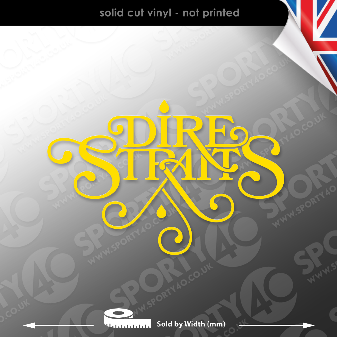 Dire Straits Vinyl Decal Sticker