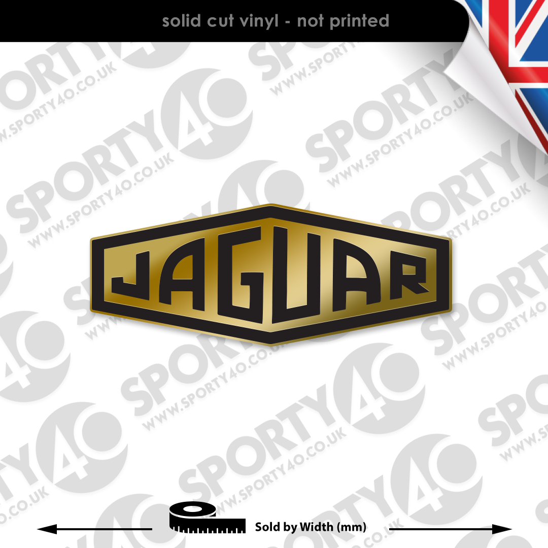Jaguar Lozenge Vinyl Decal Sticker