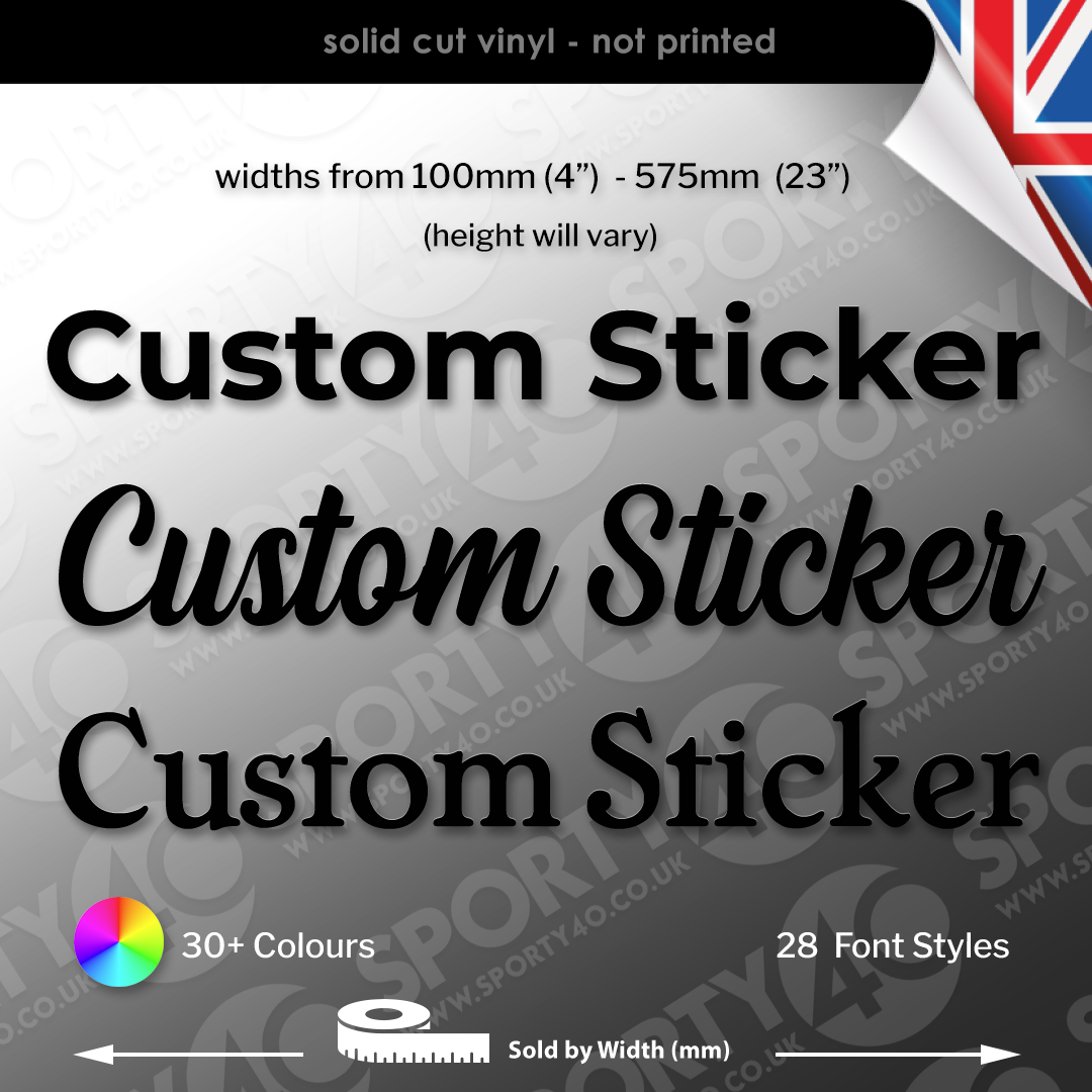 Custom Stickers Vinyl Decal Sticker