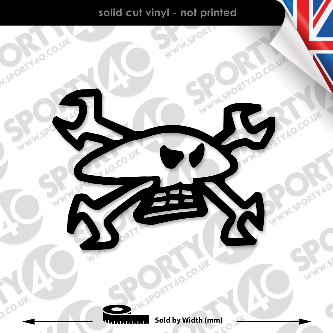 Guy Martin Skull Vinyl Decal Sticker