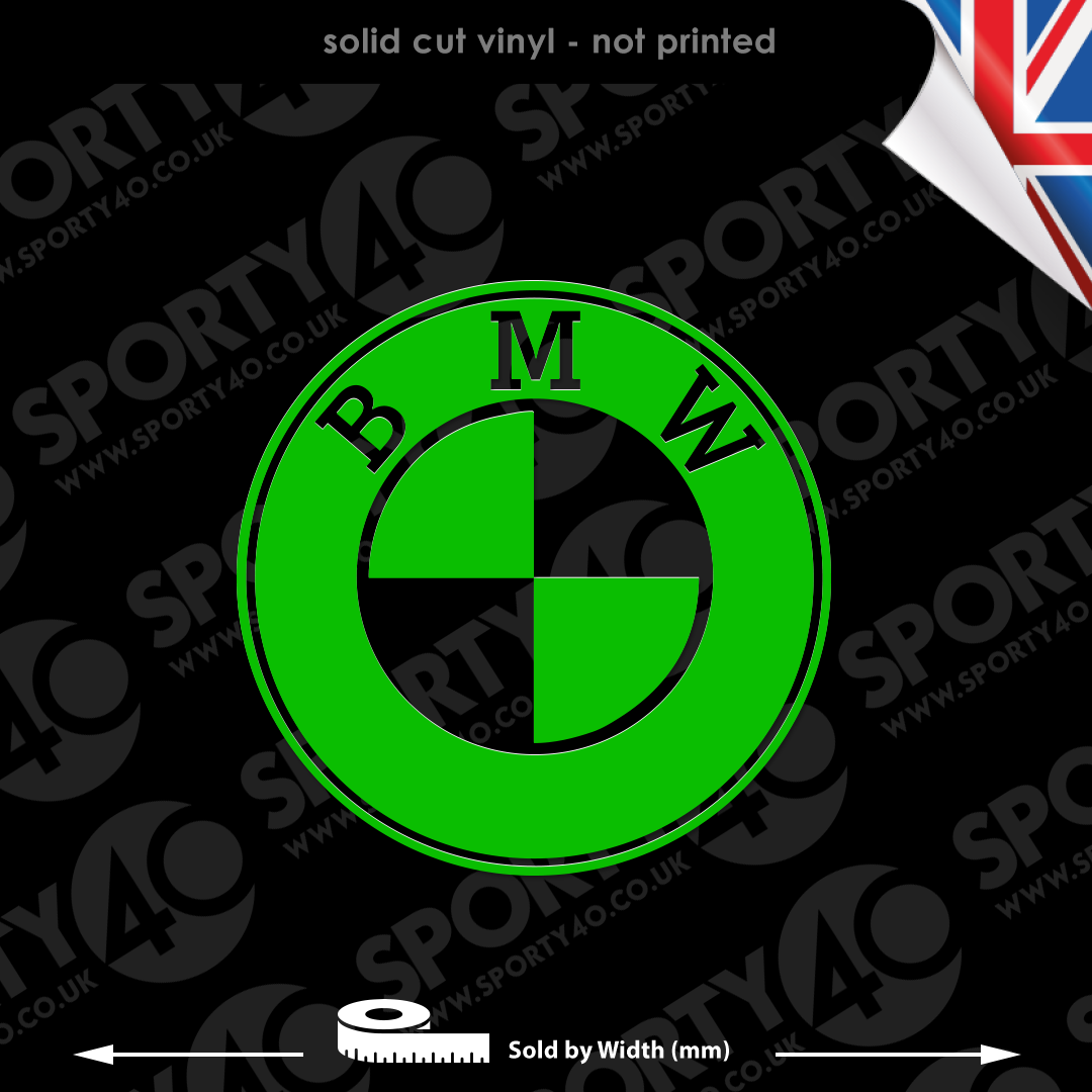BMW Retro Roundel Vinyl Decal Sticker