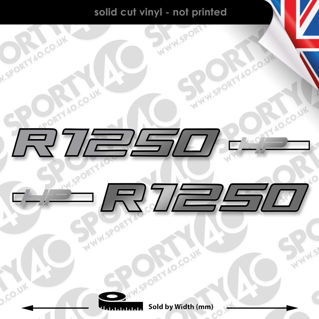 BMW R1250 GS HP Vinyl Decal Sticker