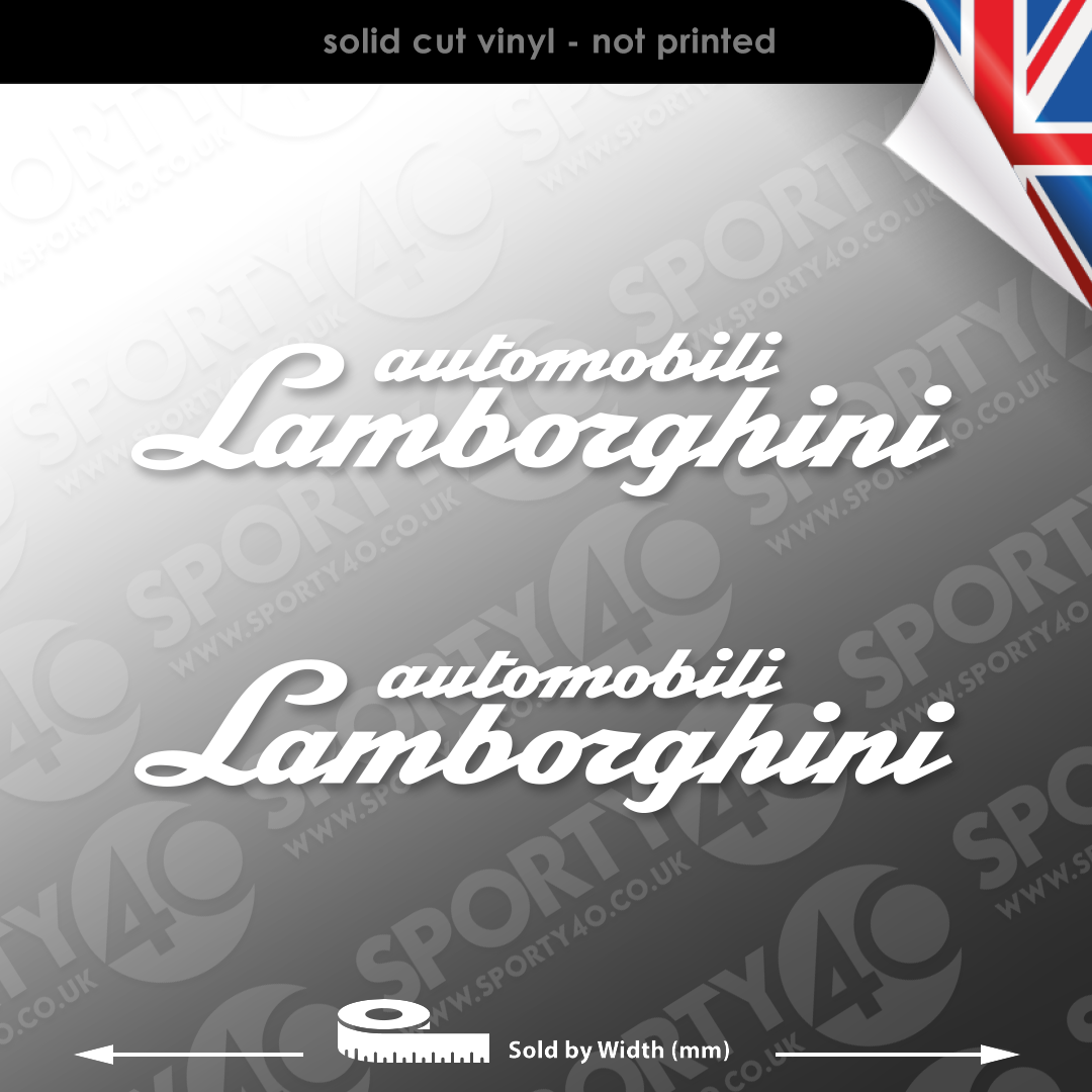 Lamborghini automobilia Vinyl Decal Sticker