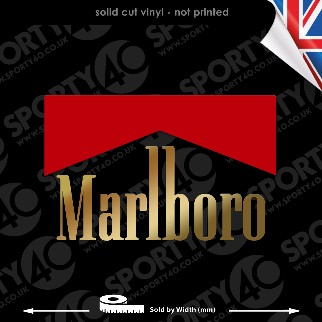Marlboro Sponsor 2 Vinyl Decal Sticker