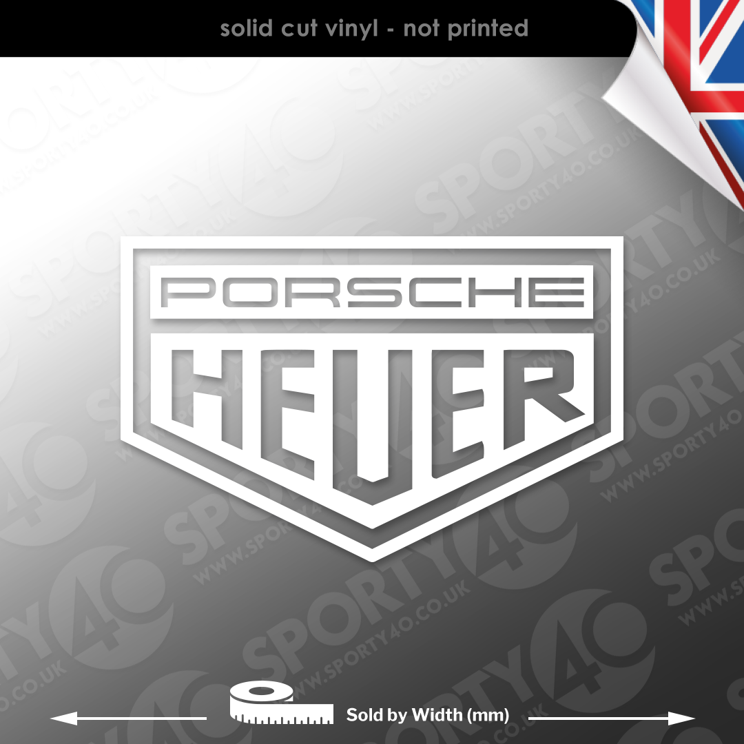 Porsche Heuer Vinyl Decal Sticker