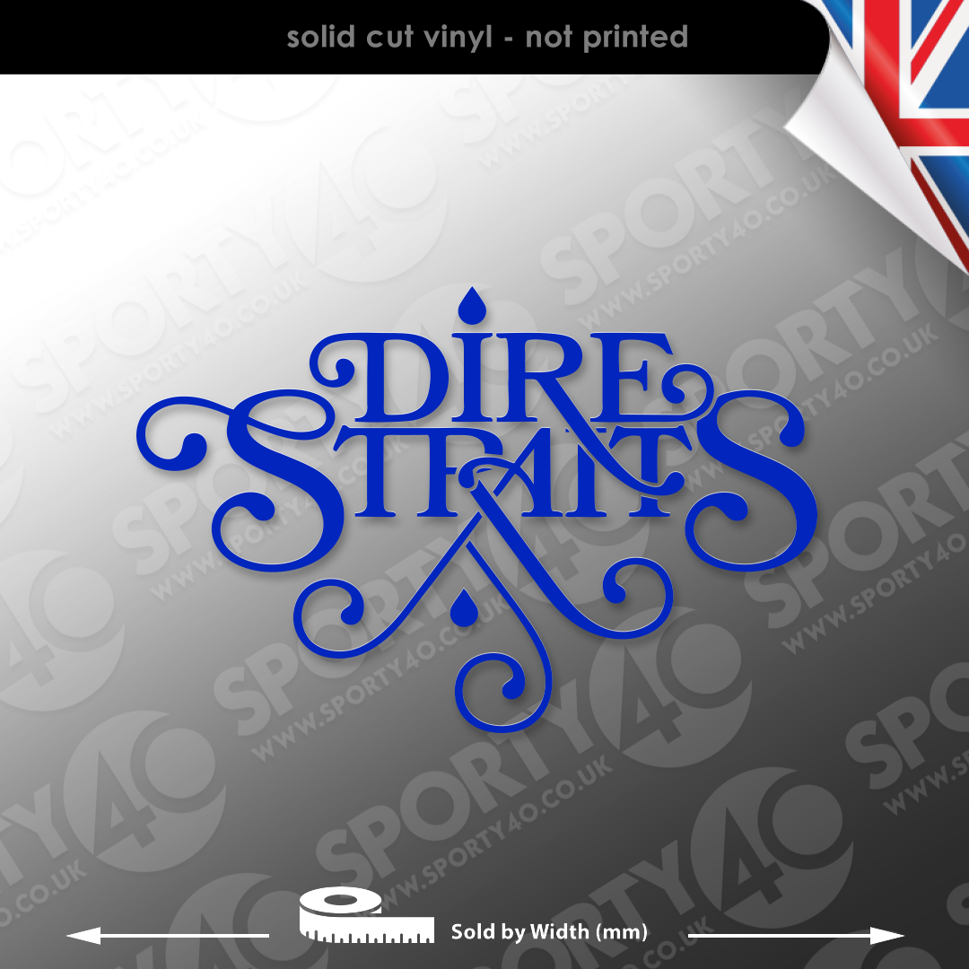 Dire Straits Vinyl Decal Sticker